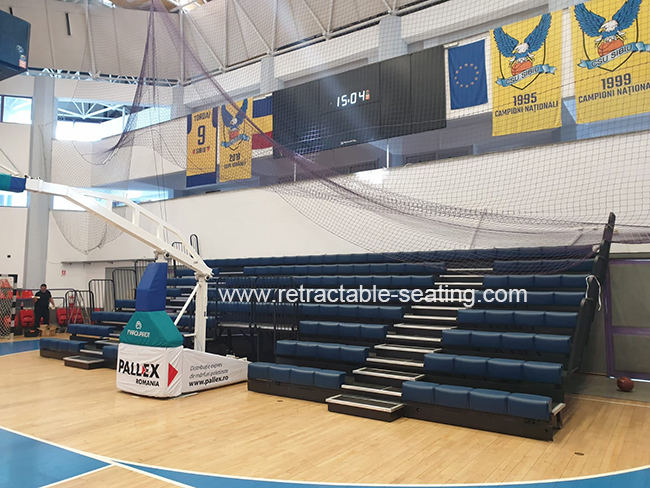 Indoor Retractable Theater Seating Temporary Grandstand Seating With ...
